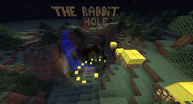 "The Rabbit Hole" Awesome Sprint Jump Race! Minecraft Map