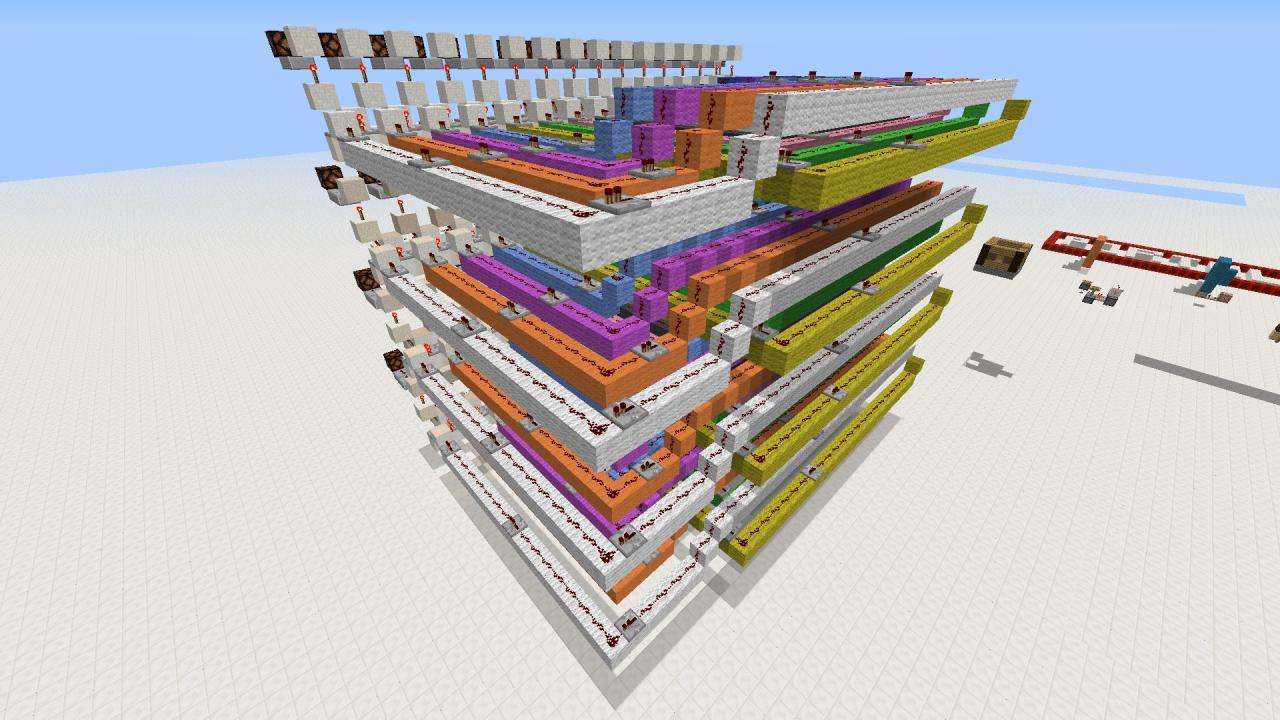 64 BITS redstone memory - by Thrashkal Minecraft Map