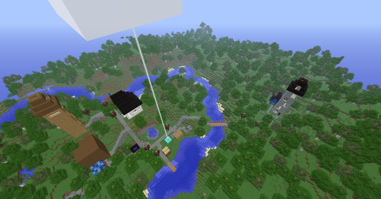 Toad Town area Minecraft Map