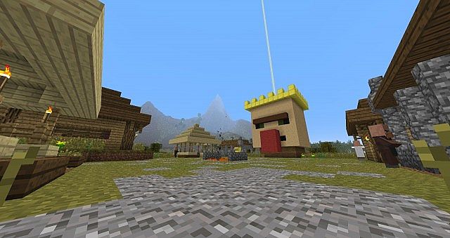 Save the Children! Comic Relief Map Minecraft Map