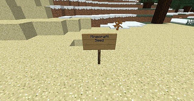 Jungle/Forest/Snow/Desert Biome seed Minecraft Map