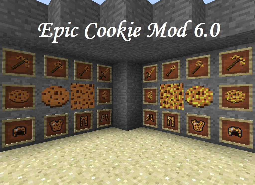 Epic Cookie Mod 7.1 - *Update* Fixed Armor Texture Minecraft Mod