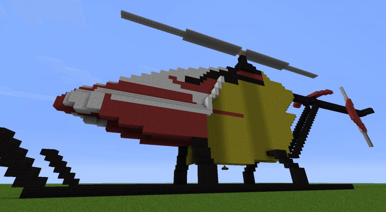 helicopter MJX Minecraft Map