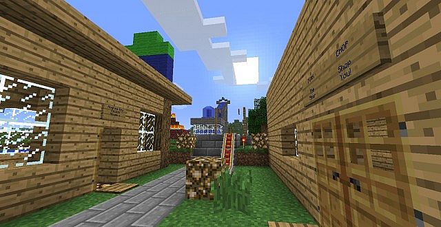 Arena-spawn Road Minecraft Map