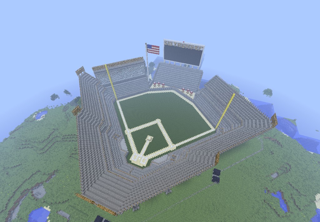 Minecraft Baseball Stadium Minecraft Map