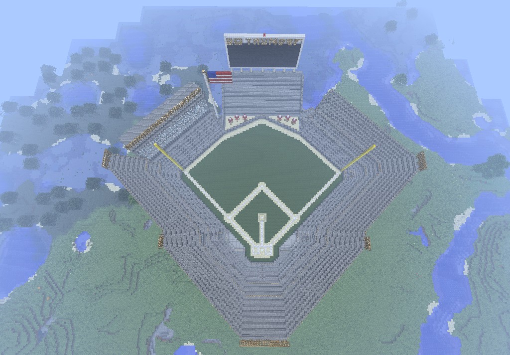 Minecraft Baseball Stadium Minecraft Map