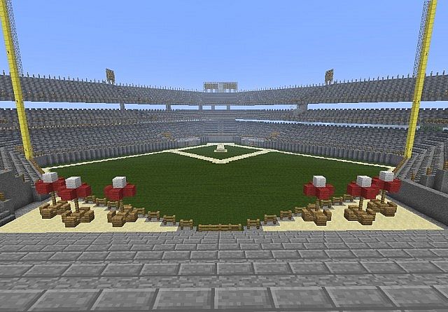 Minecraft Baseball Stadium Minecraft Map