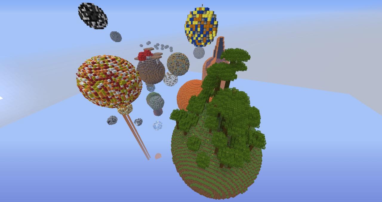 Planet Jumper Survival Map [DISCONTINUED] Minecraft Map
