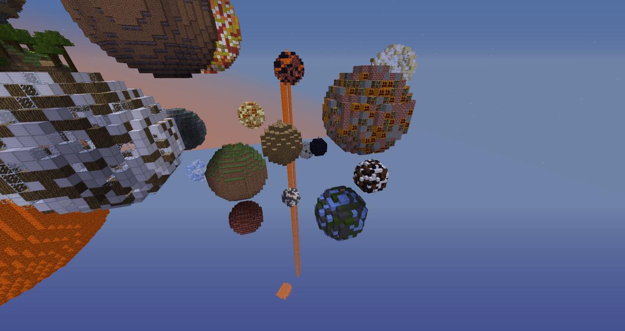 Planet Jumper Survival Map [DISCONTINUED] Minecraft Map