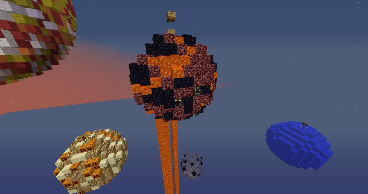 Planet Jumper Survival Map [DISCONTINUED] Minecraft Map