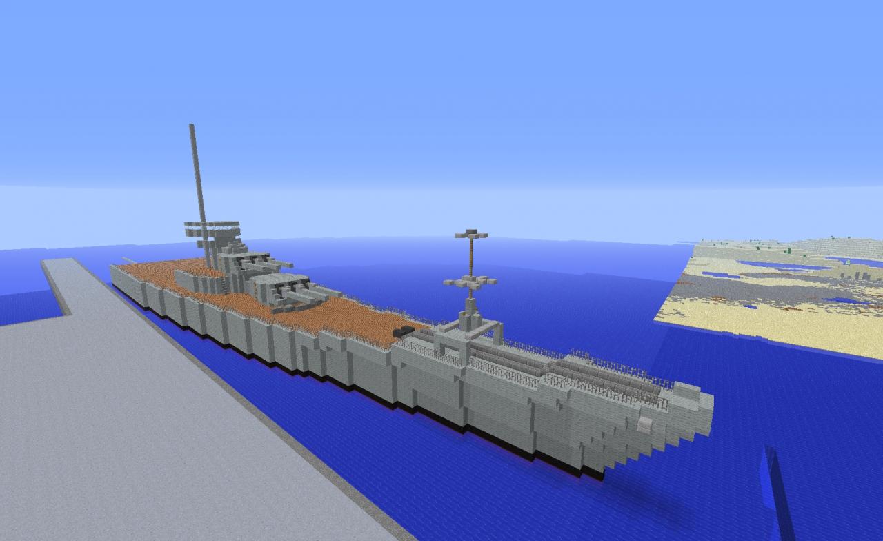 USS Missouri (Iowa-class battleship) Minecraft Map