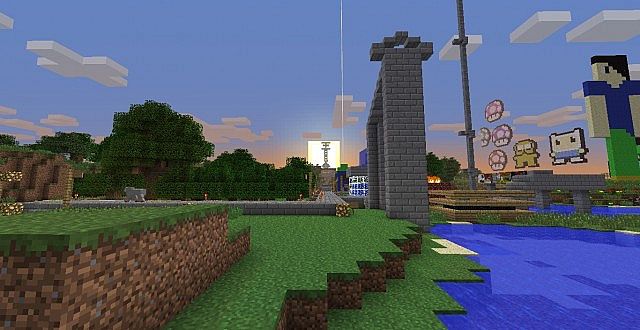 Arena-spawn Road Minecraft Map