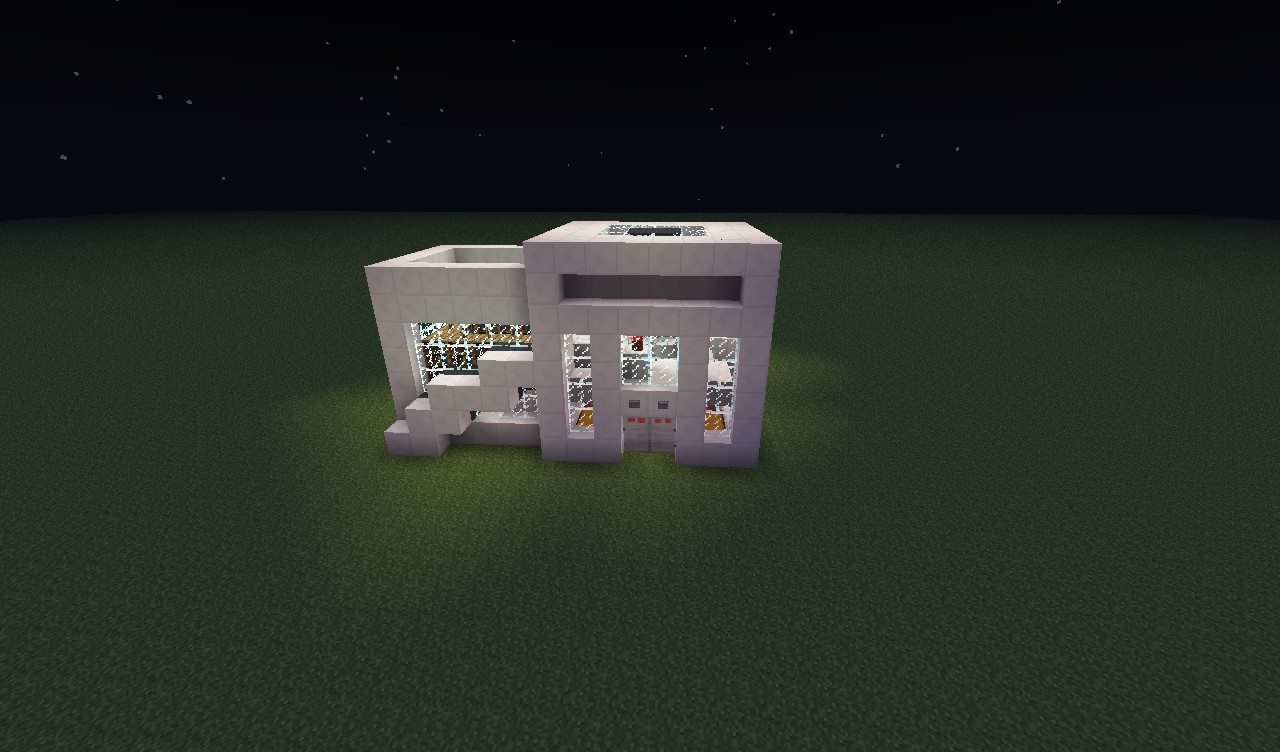 Nether Quartz Modern House Minecraft Map