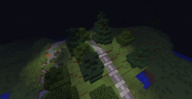 giant underground city Minecraft Map