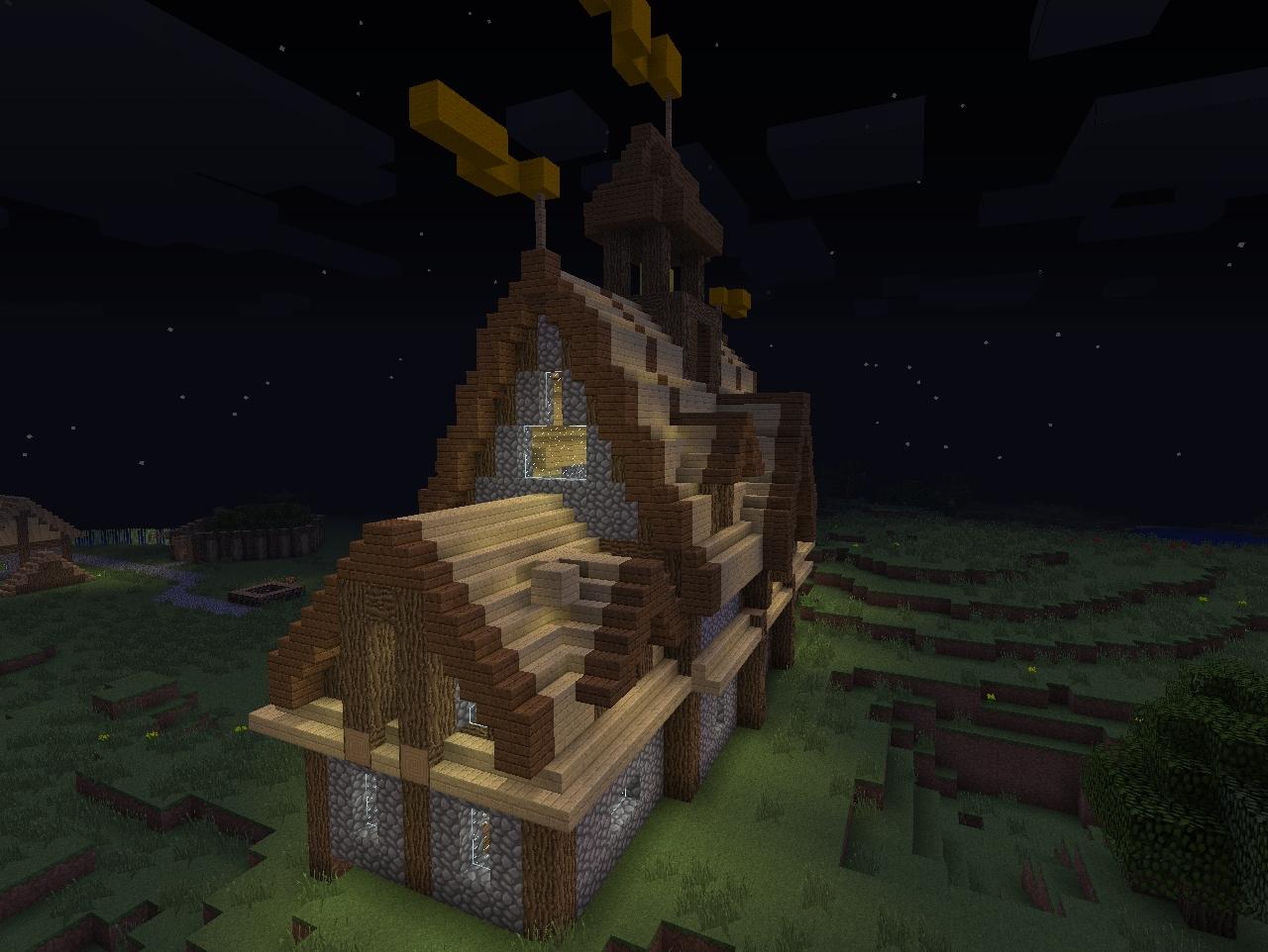 Medieval Village Hall Minecraft Map