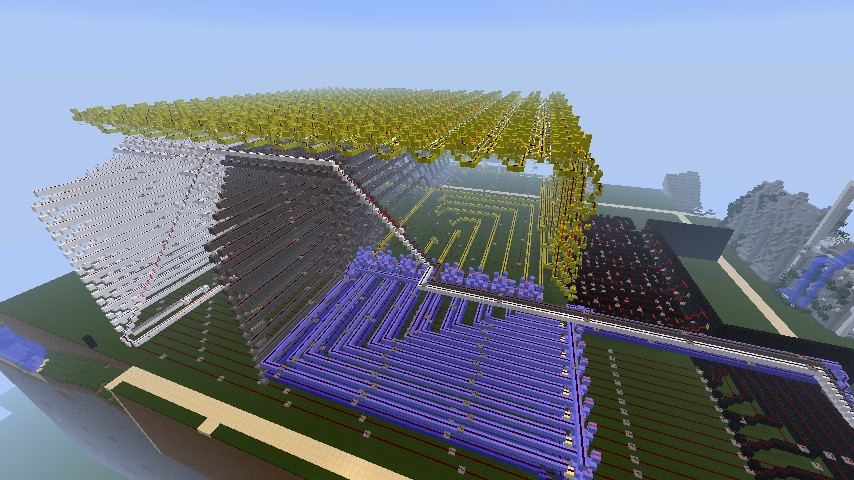 1 Byte (8 Bit) Calculator Minecraft Map