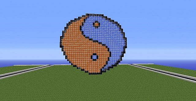 ying yang Minecraft Map