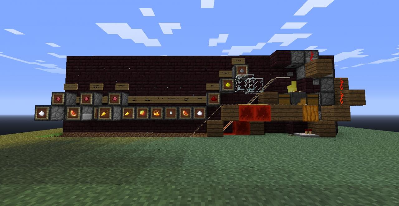 Compact, Flush, Automated Potion Brewery Minecraft Map