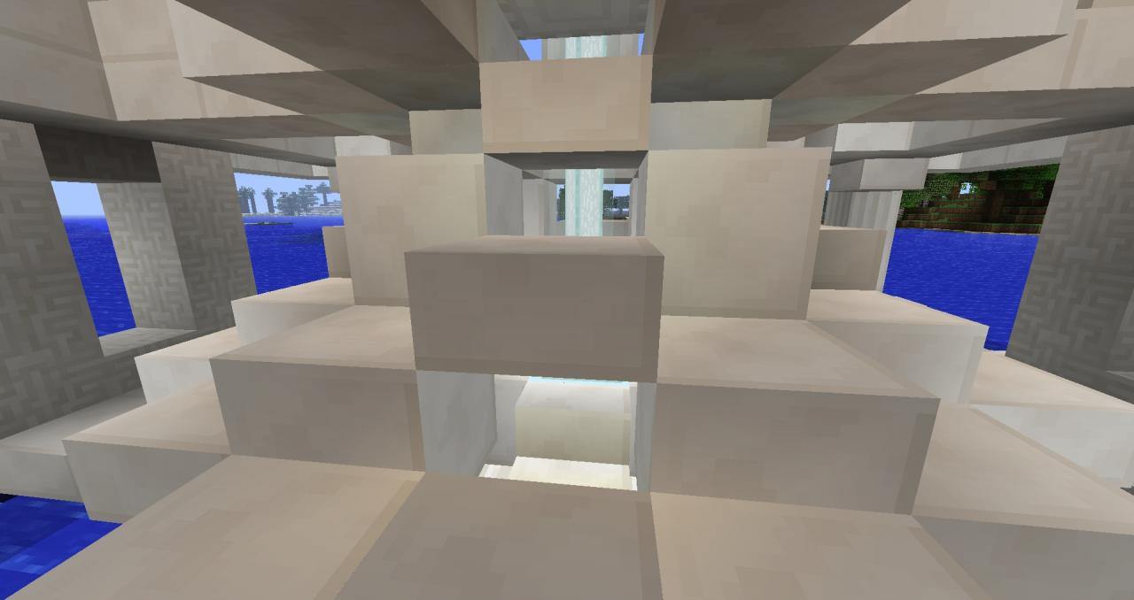 Complex Quartz Sculpture Minecraft Map
