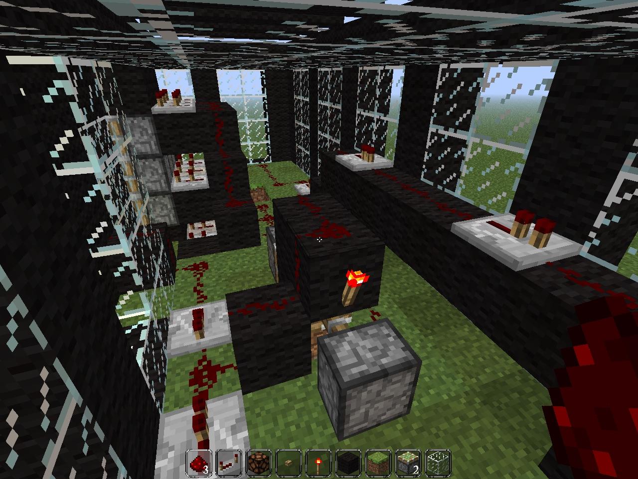 3x3 Redstone Door Minecraft Map