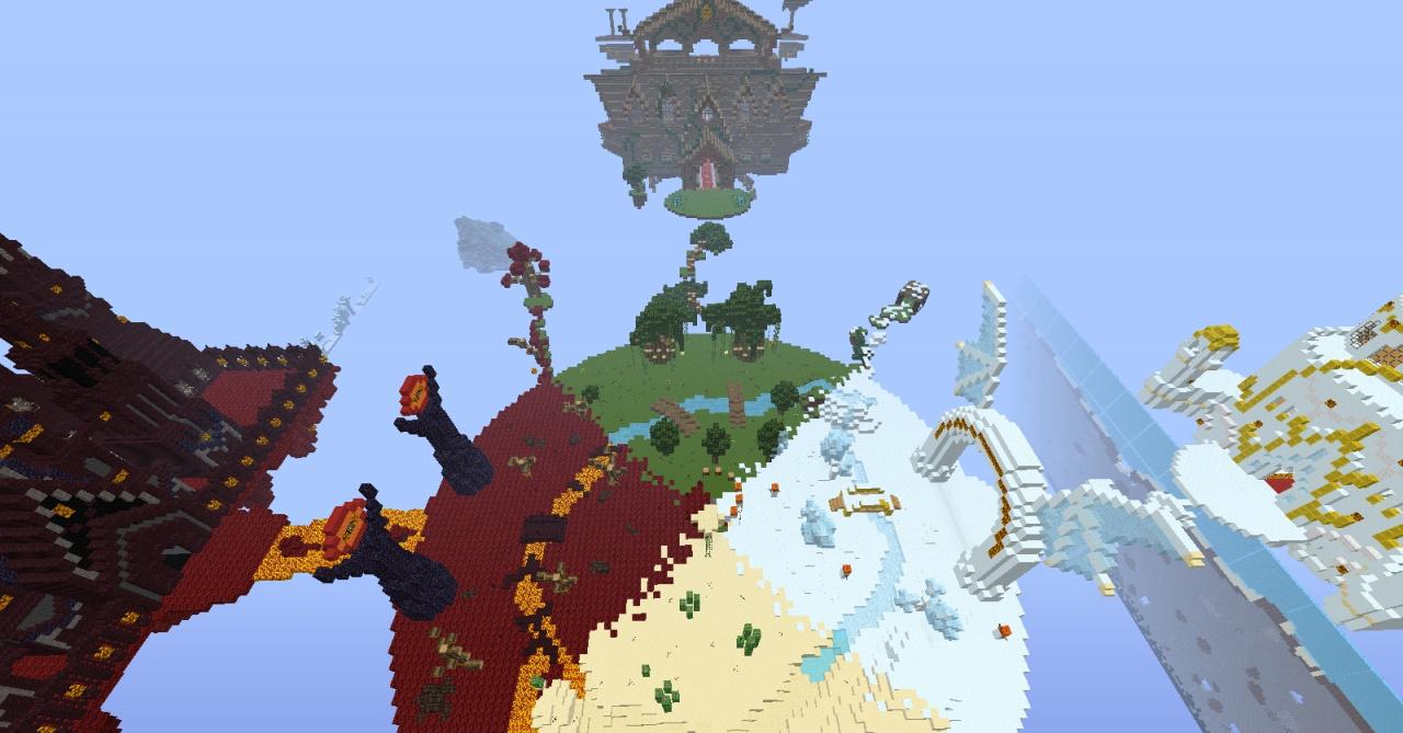 Elemental PvP Minecraft Map