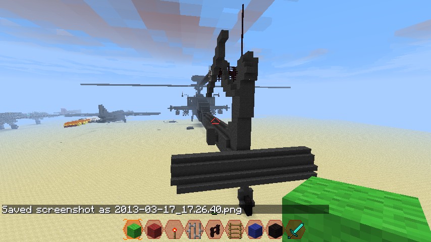 AH-64D Longbow (apache) Minecraft Map