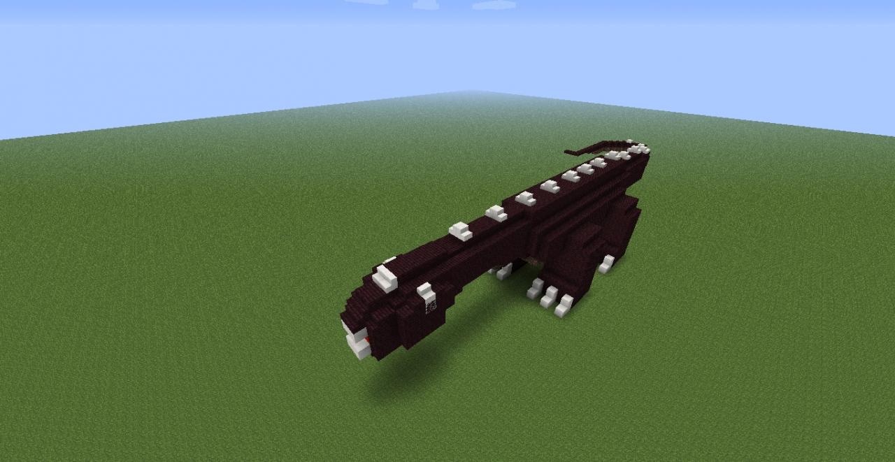 Nether-Brick Sauropod Minecraft Map