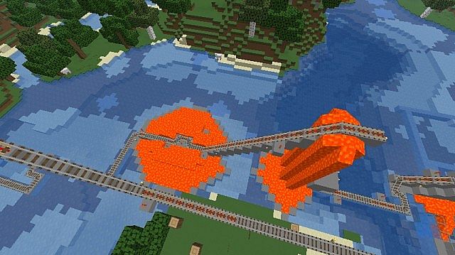 Extreme Roller Coaster Minecraft Map