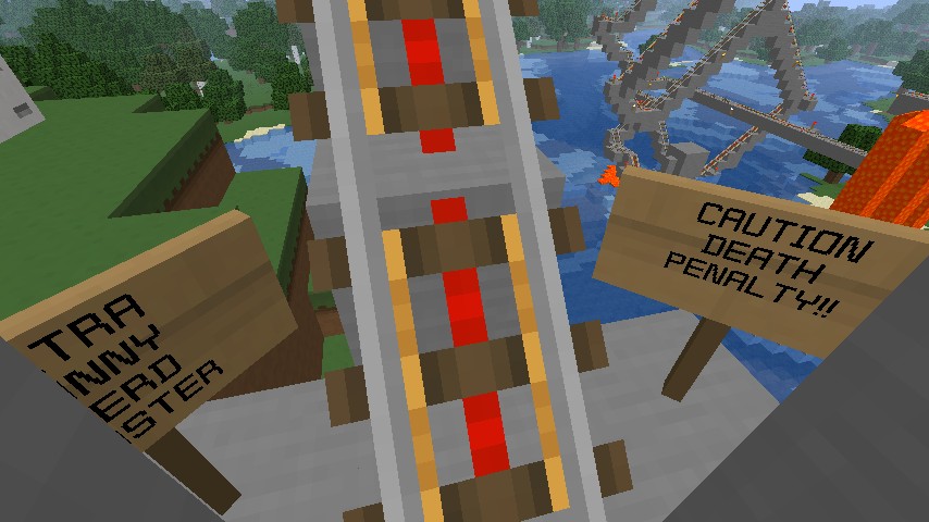 Extreme Roller Coaster Minecraft Map
