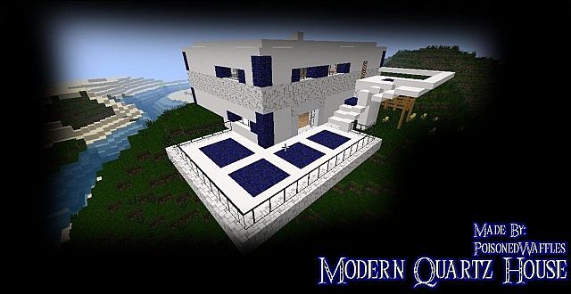 "Modern" Quartz House Minecraft Map