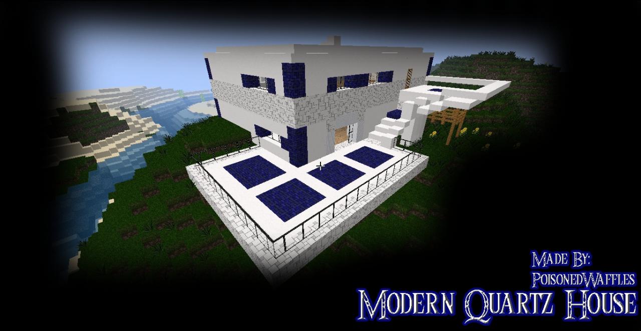 "Modern" Quartz House Minecraft Map