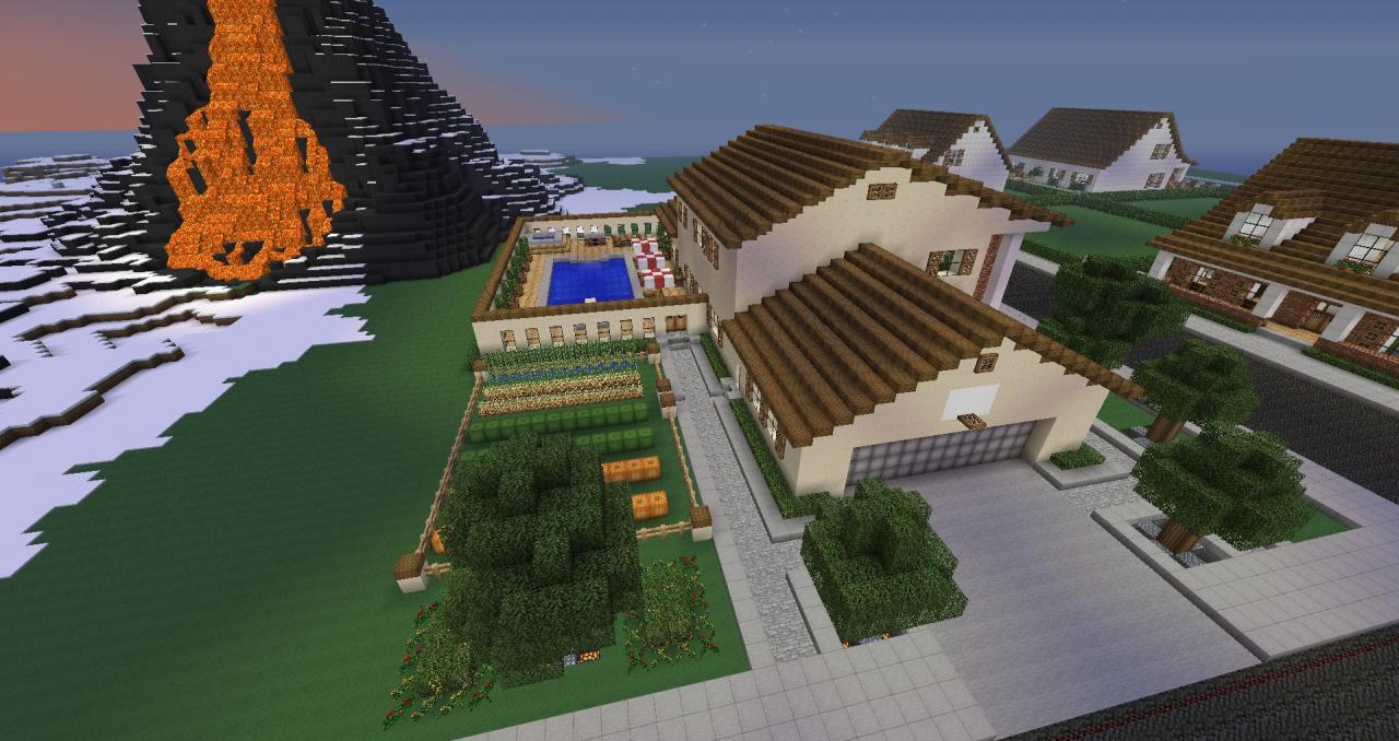 Colonial House - Furnished Minecraft Map