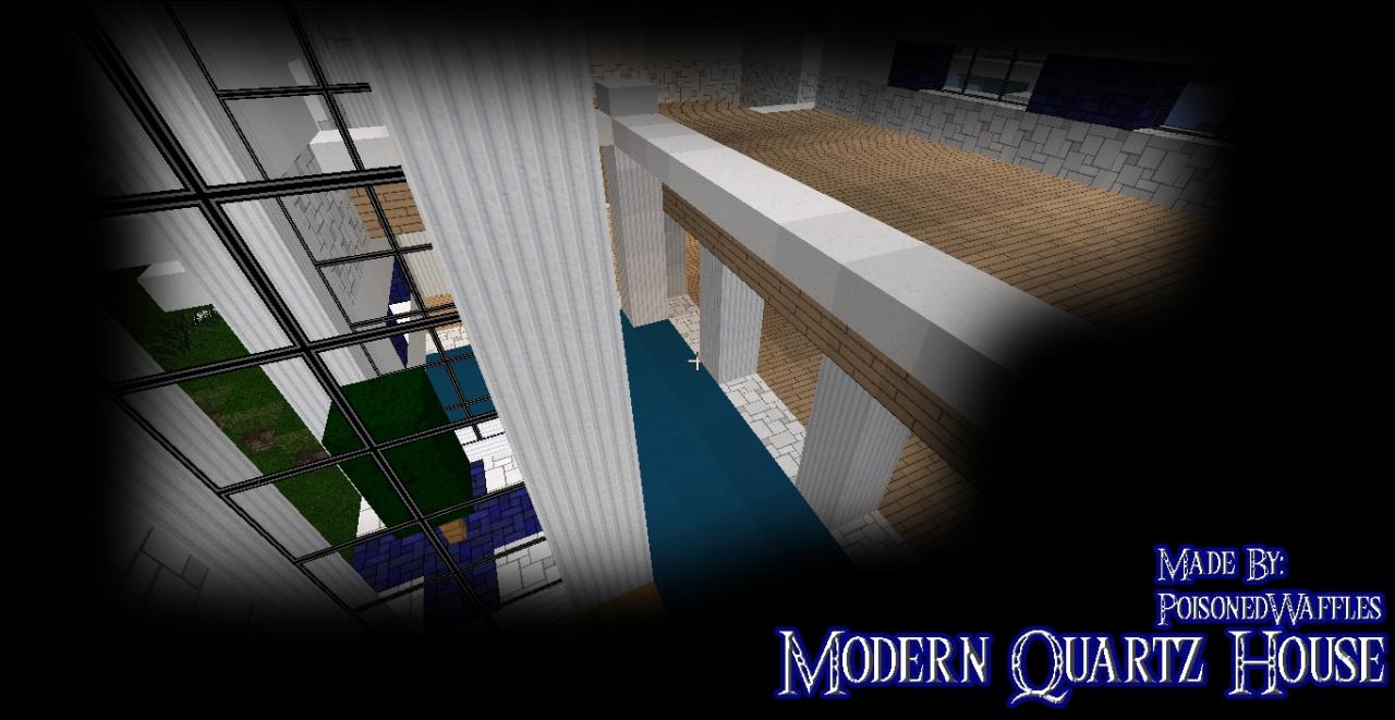 "Modern" Quartz House Minecraft Map