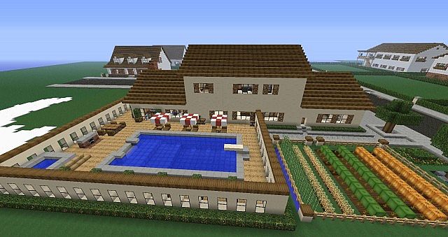 Colonial House - Furnished Minecraft Map