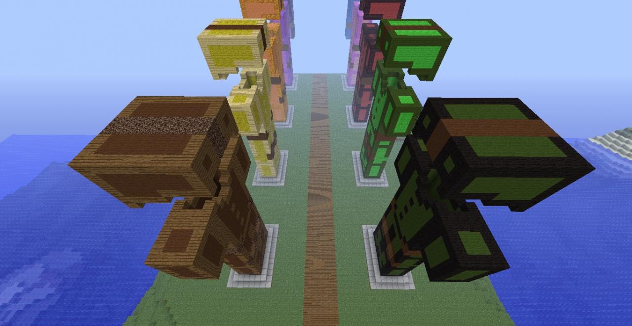 People Statues - Armor Minecraft Map