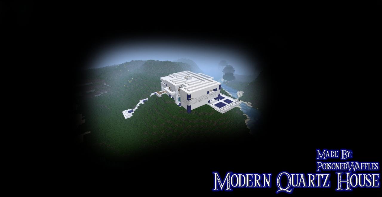 "Modern" Quartz House Minecraft Map