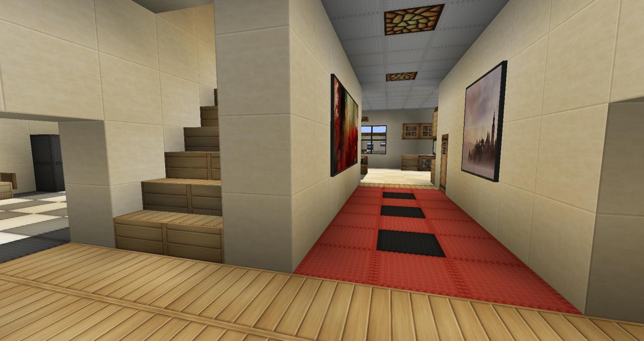 Colonial House - Furnished Minecraft Map
