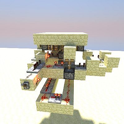 The fastest hidden crafting table [Opens in under a second] Minecraft Map