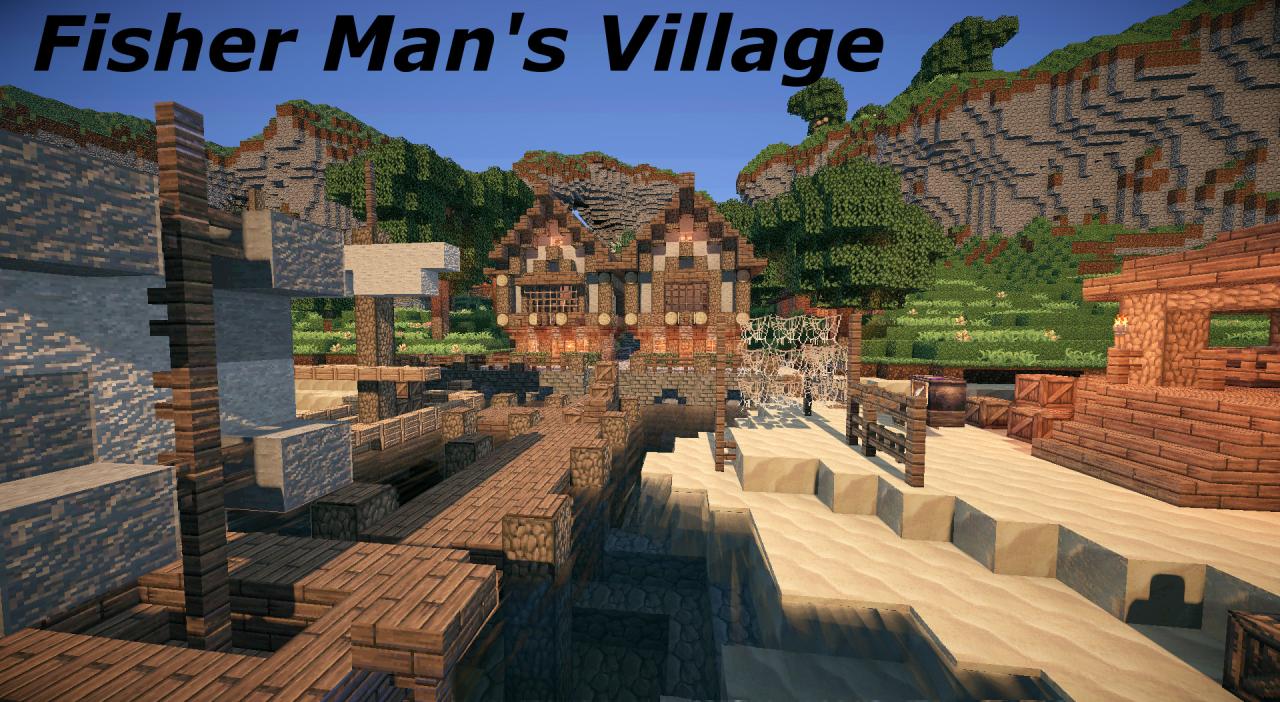 Fisher Man's Village Island - Cinematic - Download Minecraft Map