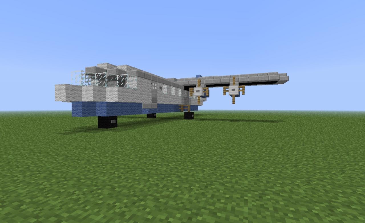 Regional Turboprop Plane Minecraft Map