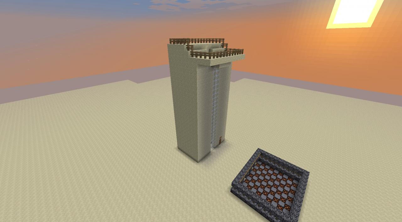 Minecraft Working ELEVATOR!! Minecraft Map