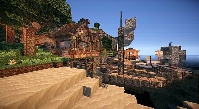 Fisher Man's Village Island - Cinematic - Download Minecraft Map