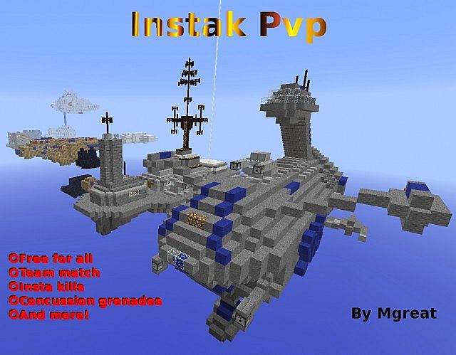 Instak Pvp Minecraft 1.5 Minecraft Map