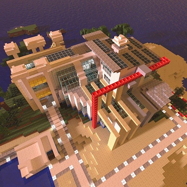 Modern Island Estate Minecraft Map
