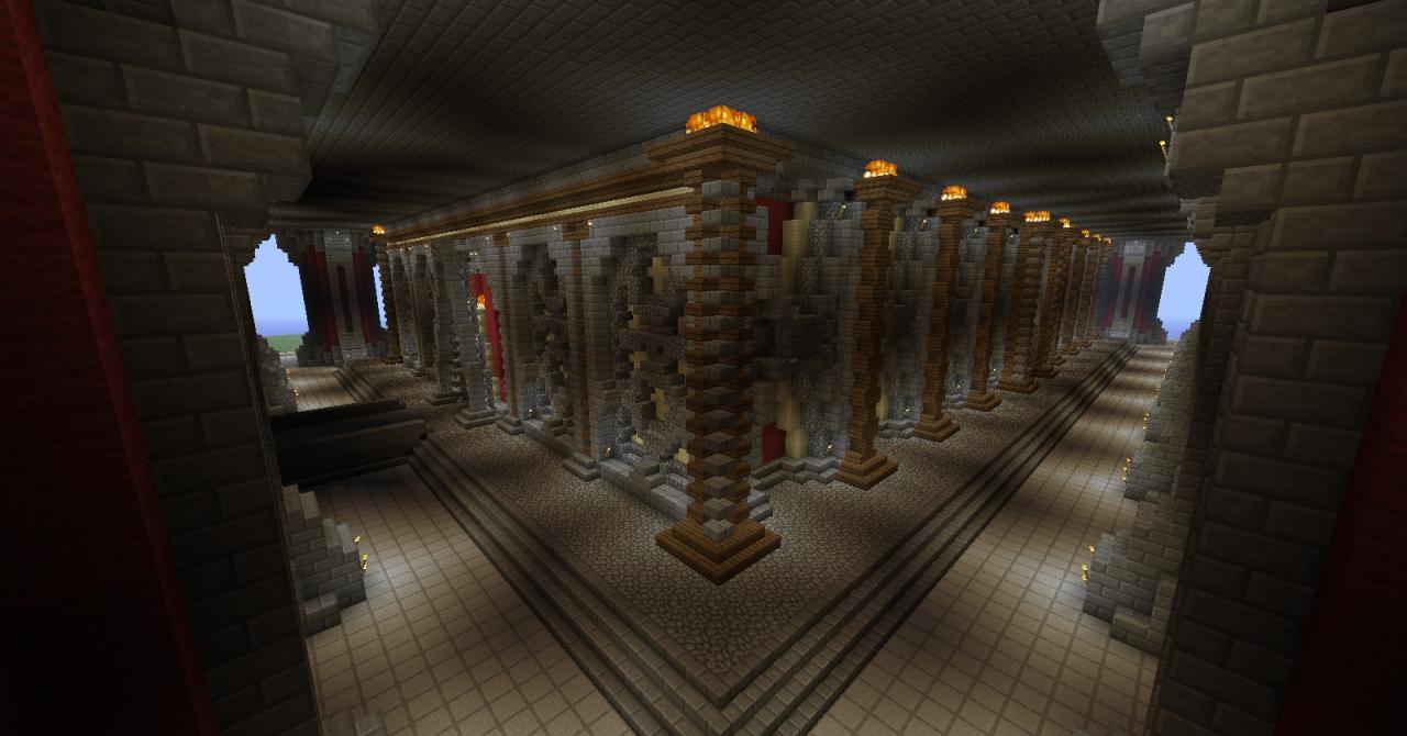 Roman style Temple Minecraft Map