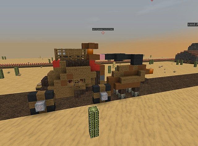 Western stagecoach Minecraft Map