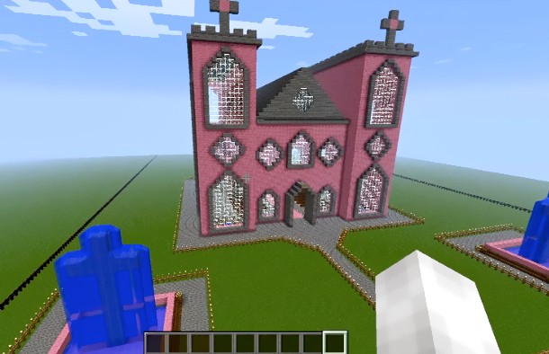 Pink Minecraft Church Minecraft Map