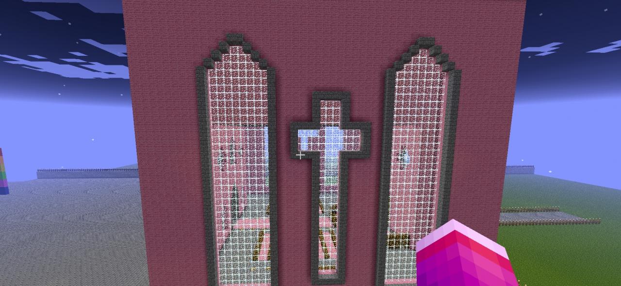 Pink Minecraft Church Minecraft Map