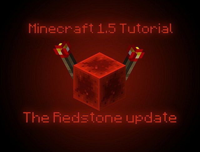 Minecraft 1.5 Tutorial - The Redstone Update! Minecraft Map