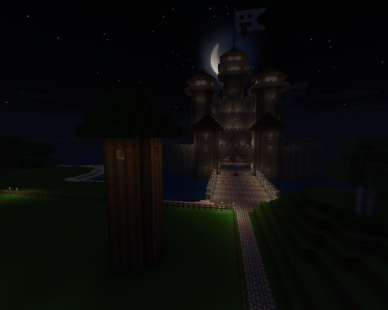 Treehouse with secret entrance and exit Minecraft Map